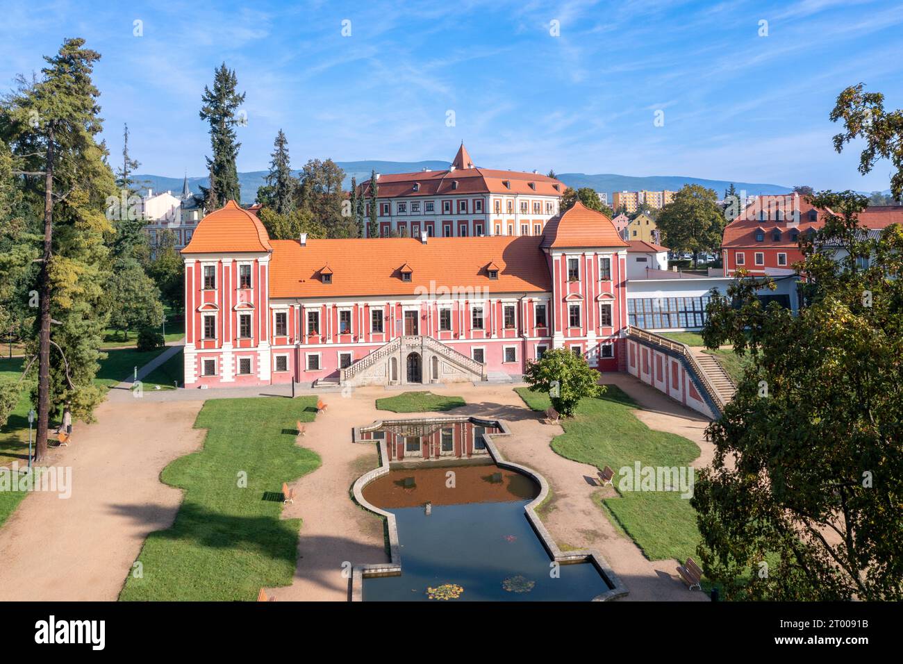 Palace of the Princes (Palác princů), town Ostrov near Karlovy Vary ...