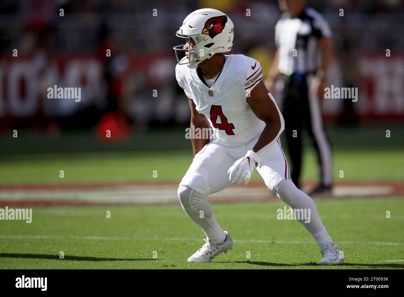 Arizona Cardinals wide receiver Rondale Moore (4) runs during an NFL ...