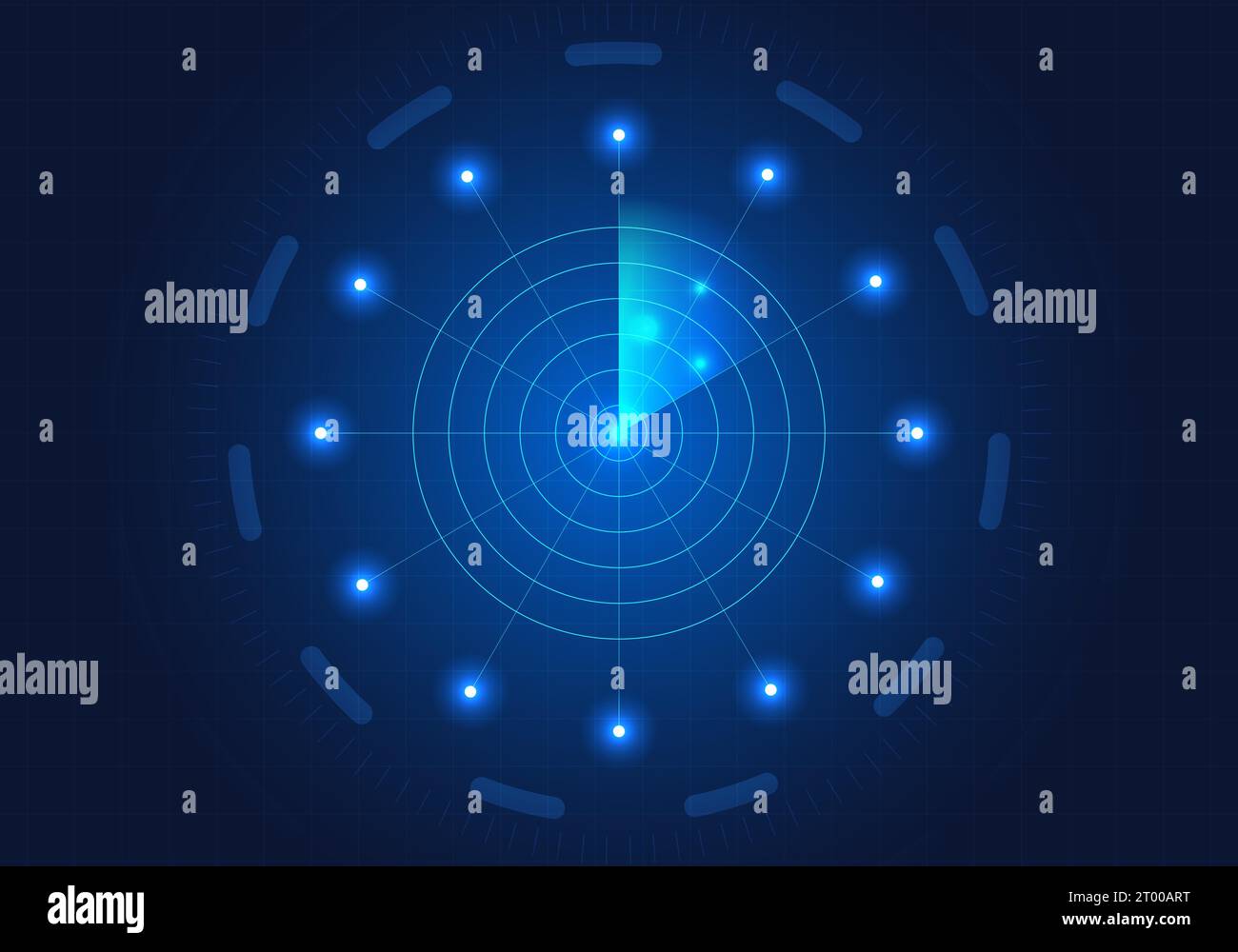 Radar screen world map vector hi-res stock photography and images - Alamy