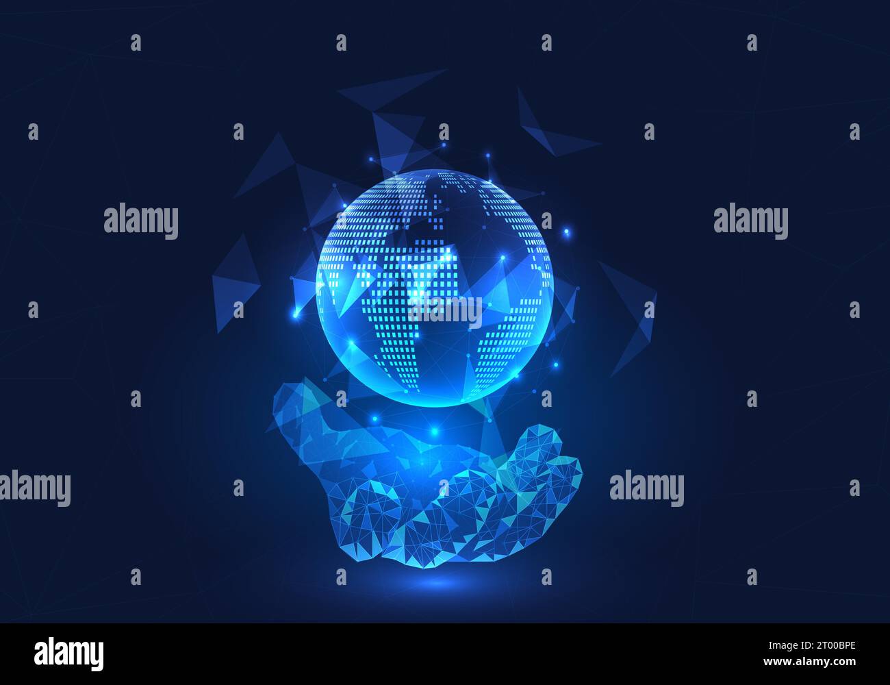 Global technology network in hand means easy access to smart technology ...