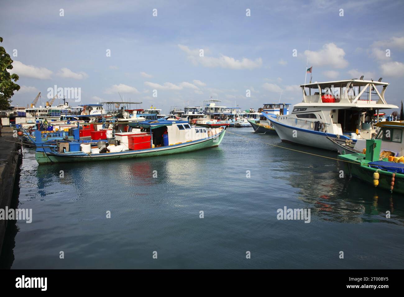 Port in Male. Republic of the Maldives Stock Photo - Alamy