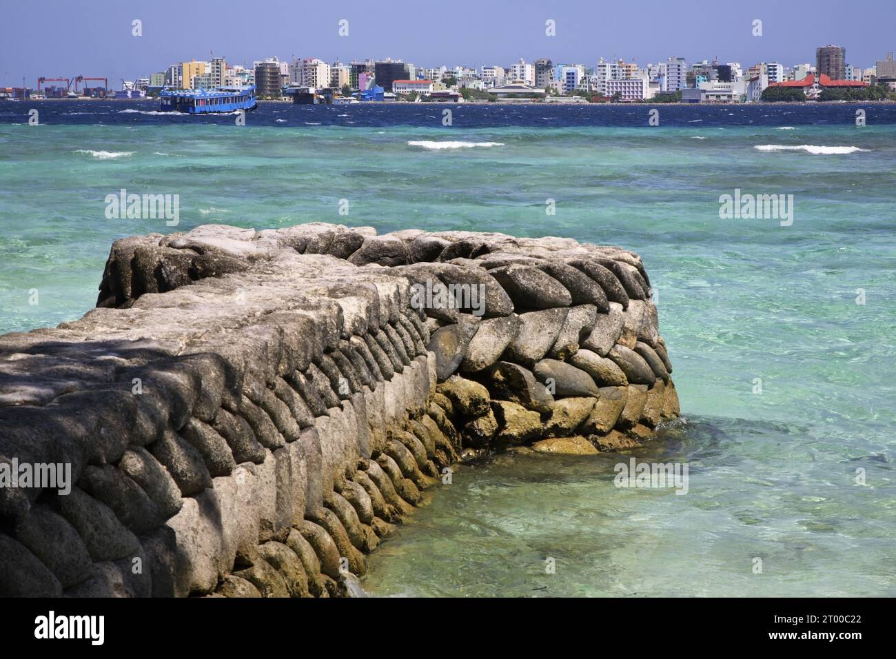 Villingili island. Republic of the Maldives Stock Photo - Alamy