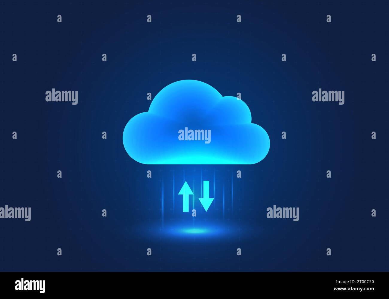 Clouds and arrows placed alternately represent Technology that helps to ...