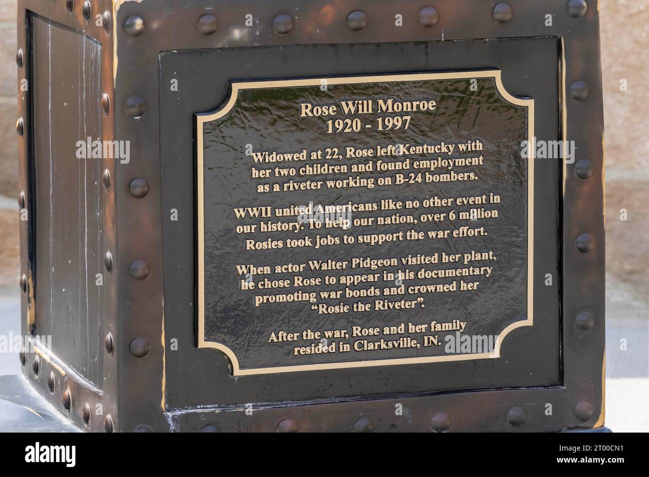 Rose Will Monroe Stock Photo - Alamy