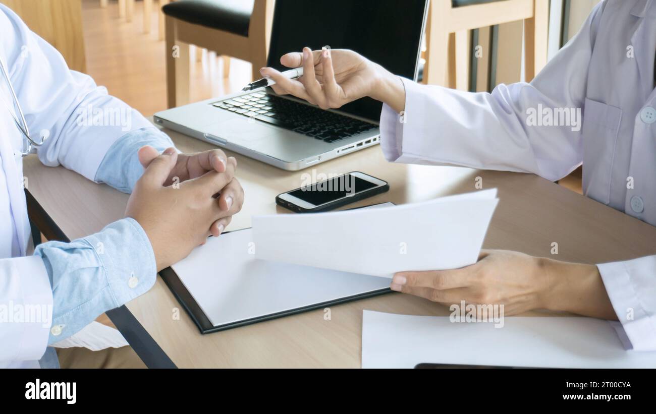 Doctor healthcare. Professional medical doctor in white uniform gown ...