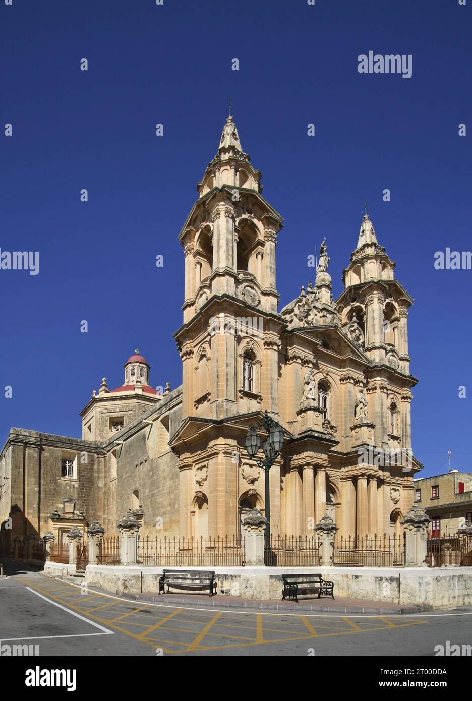 Church of Assumption of Virgin Mary in Gudja. Malta Stock Photo - Alamy