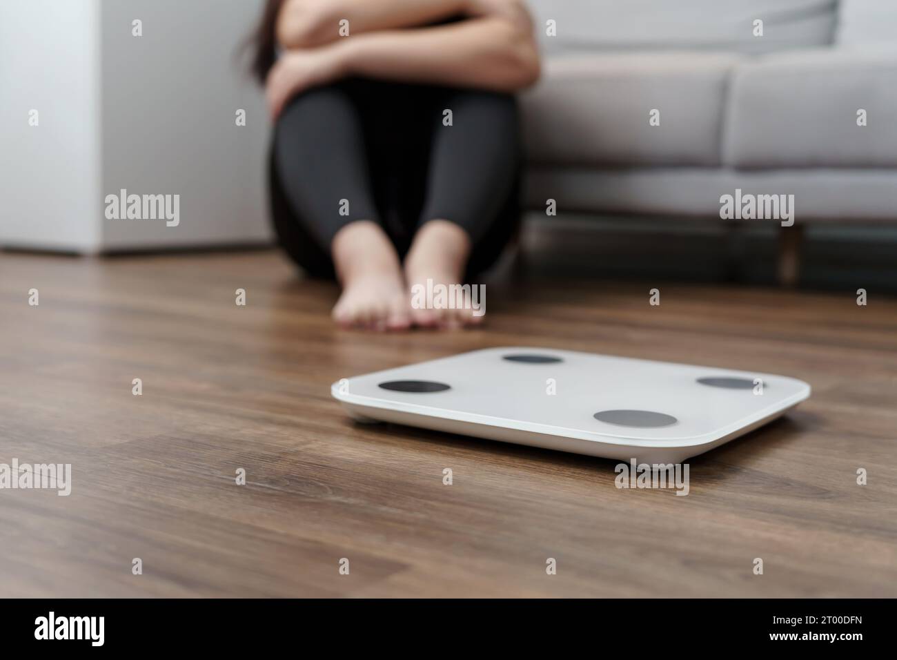 Sad woman with fat upset bored of dieting Weight loss failÂ Fat diet ...