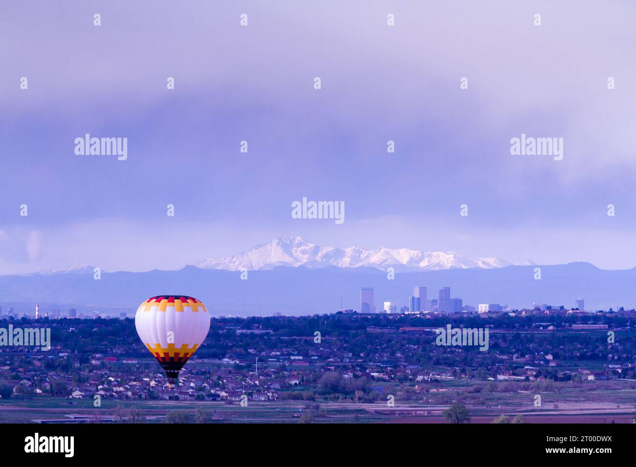 Top view colorful hot air hi-res stock photography and images - Alamy