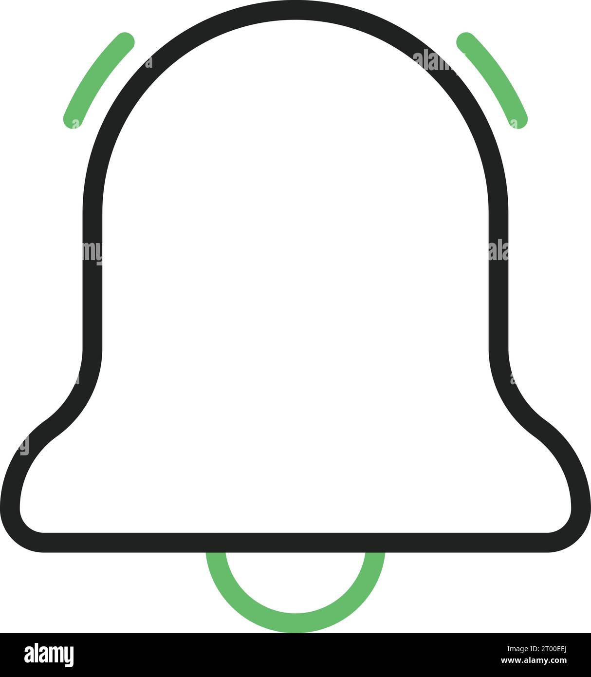 Bell icon vector image Stock Vector Image & Art - Alamy