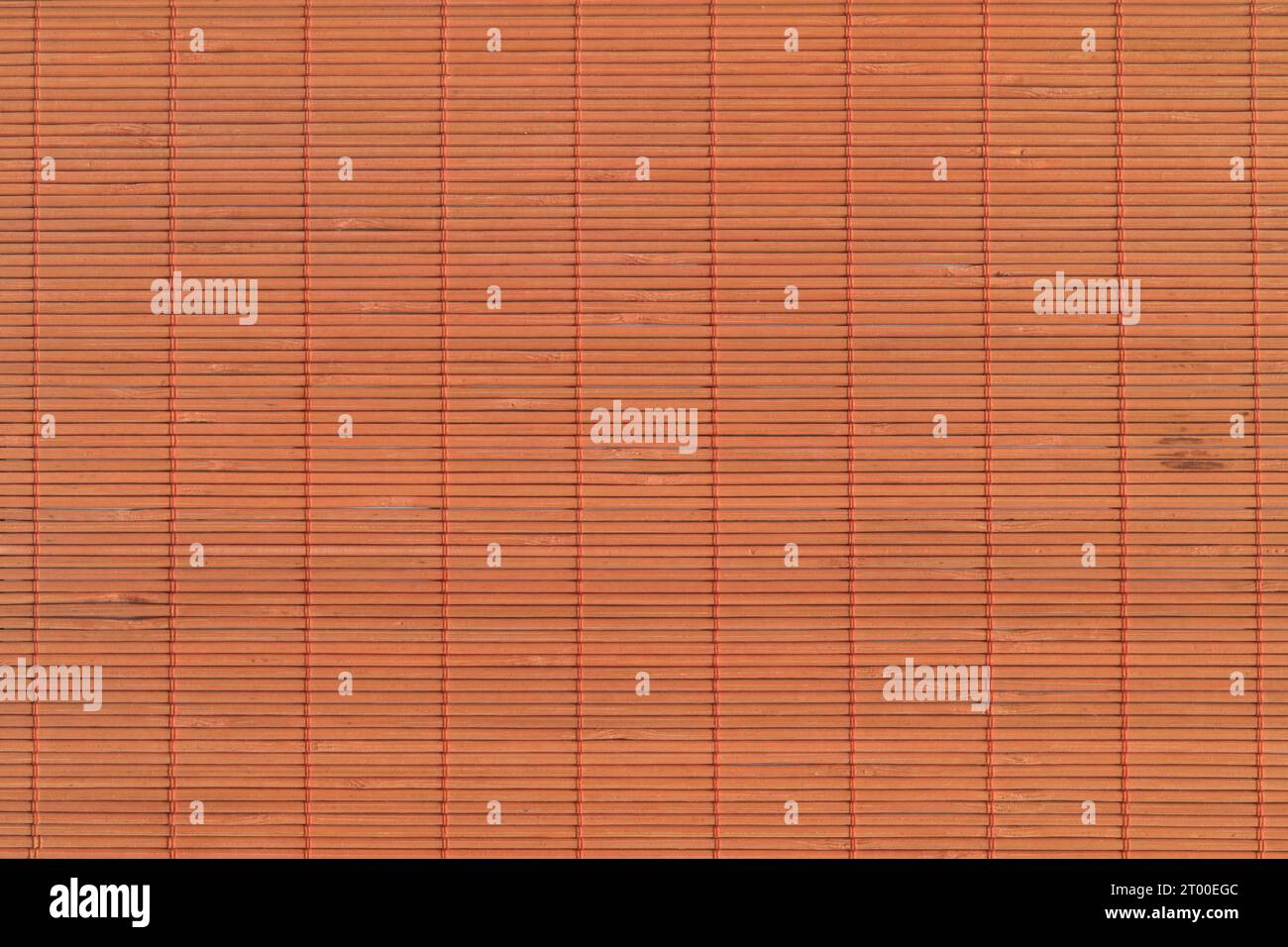 Terracotta bamboo table mat. a high resolution texture Stock Photo - Alamy
