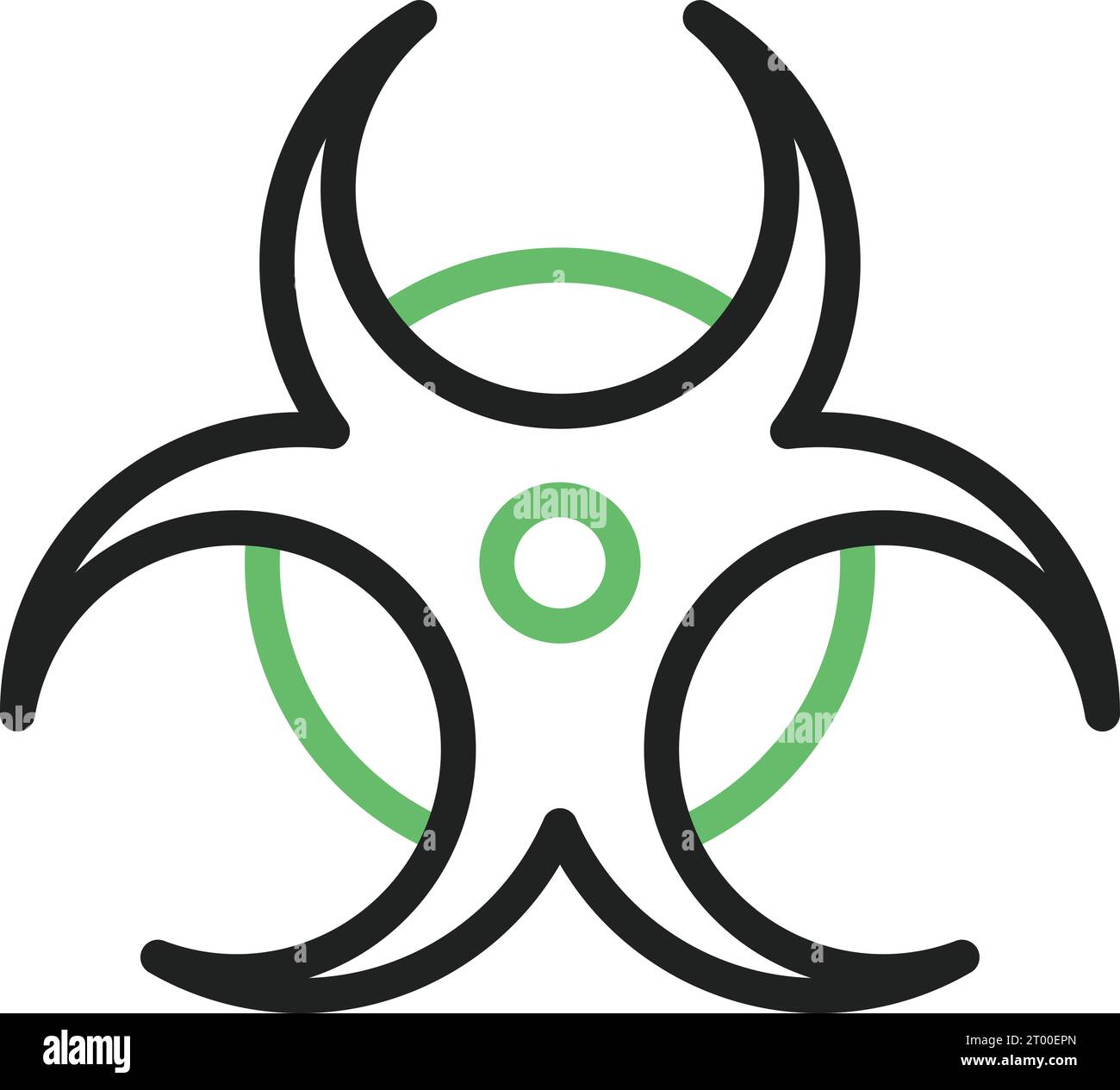 Biohazard Sign icon vector image Stock Vector Image & Art - Alamy