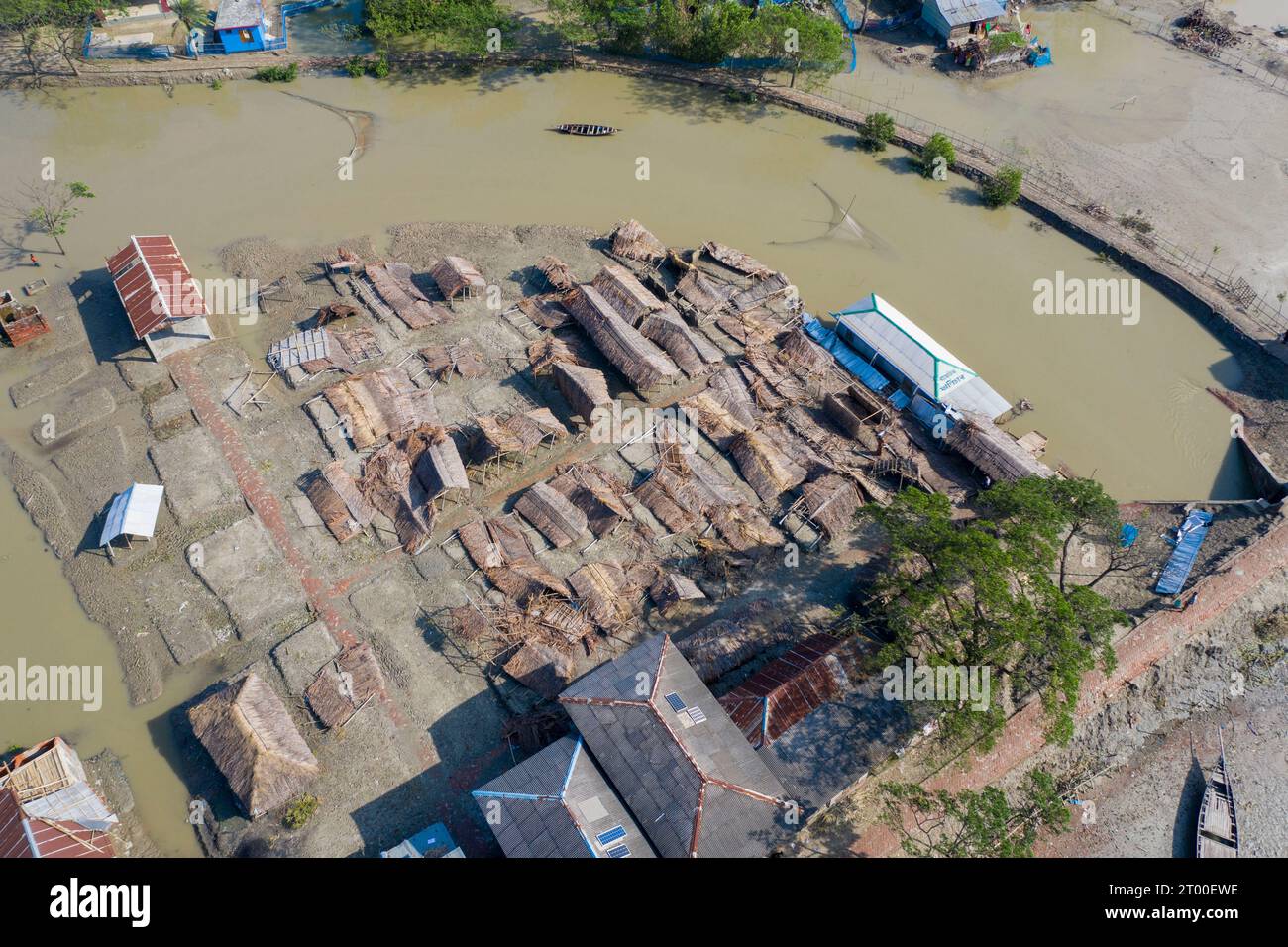Dumuria Bazar at Gabura union of Shyamnagar upazila in Satkhira ...