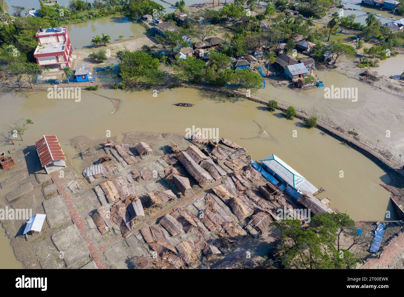 Dumuria Bazar at Gabura union of Shyamnagar upazila in Satkhira ...