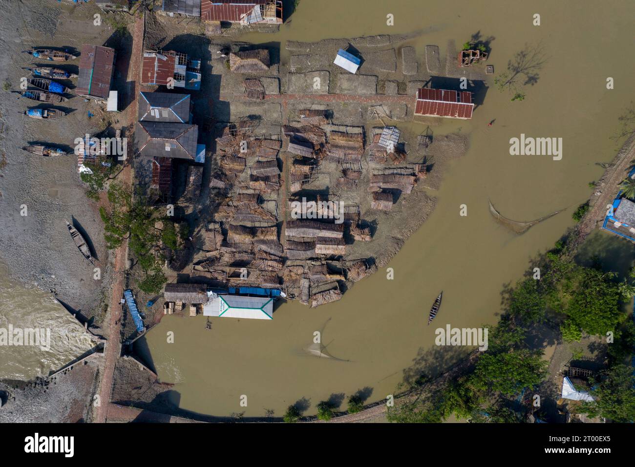 Dumuria Bazar at Gabura union of Shyamnagar upazila in Satkhira ...