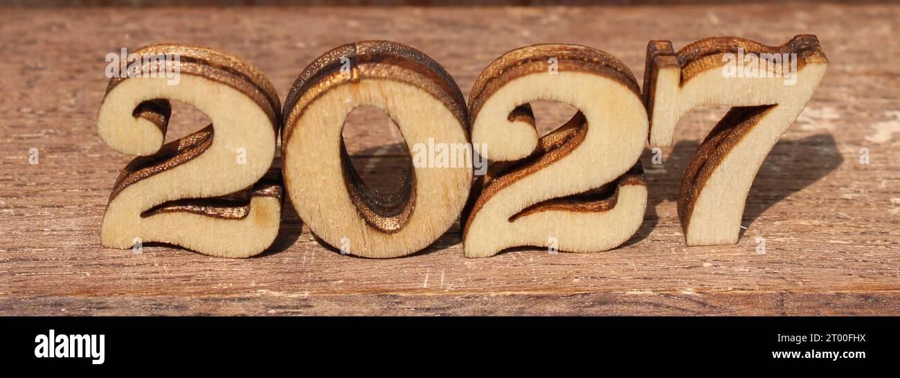 2027 year happy new hi-res stock photography and images - Alamy