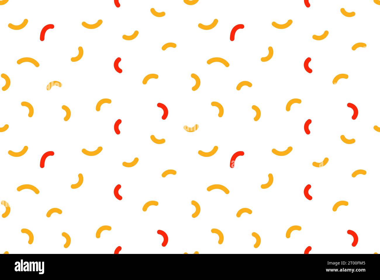 Creative cute squiggle print with colored abstract squiggles. Seamless ...