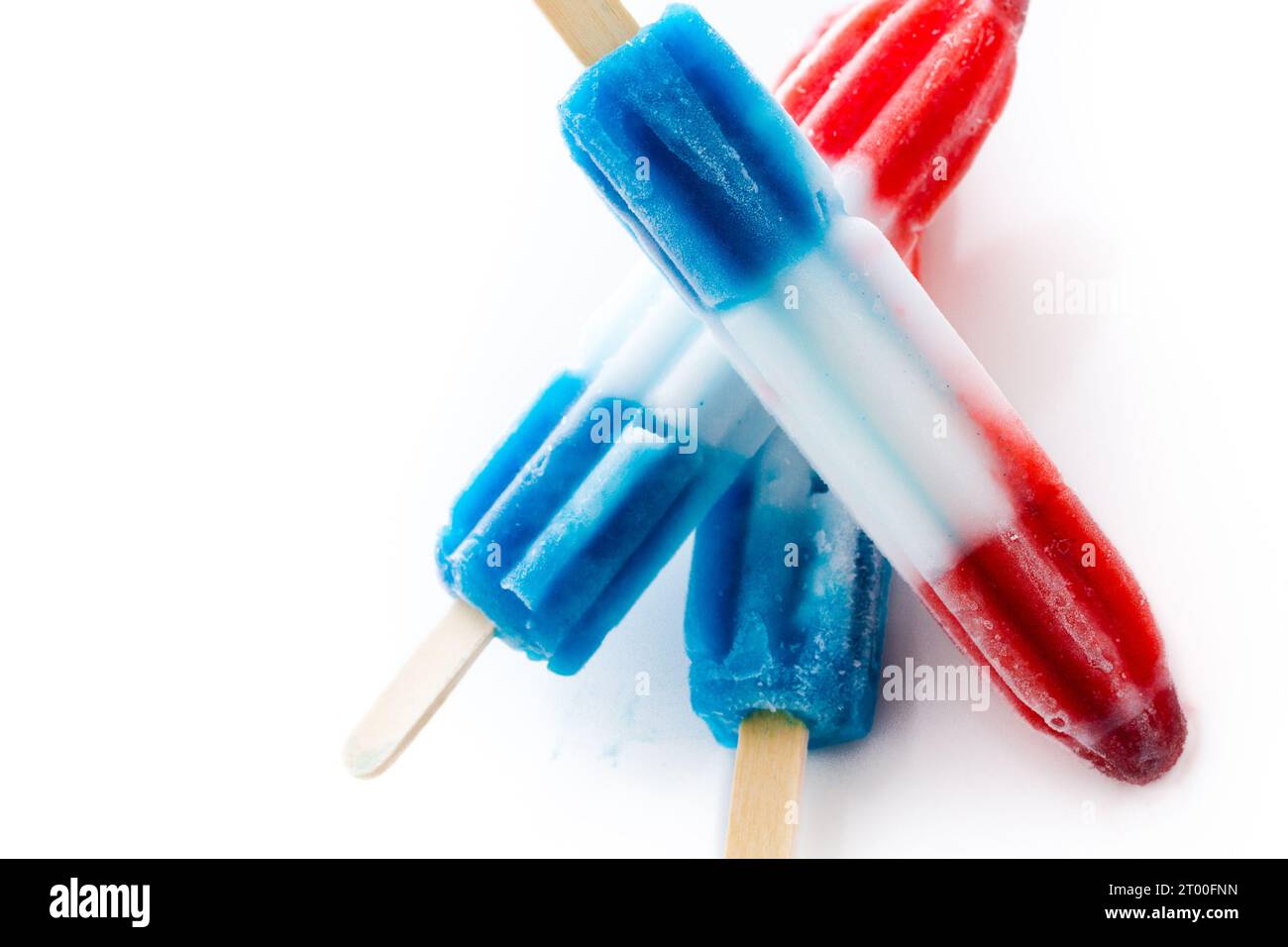 Red white blue popsicle Cut Out Stock Images & Pictures - Alamy