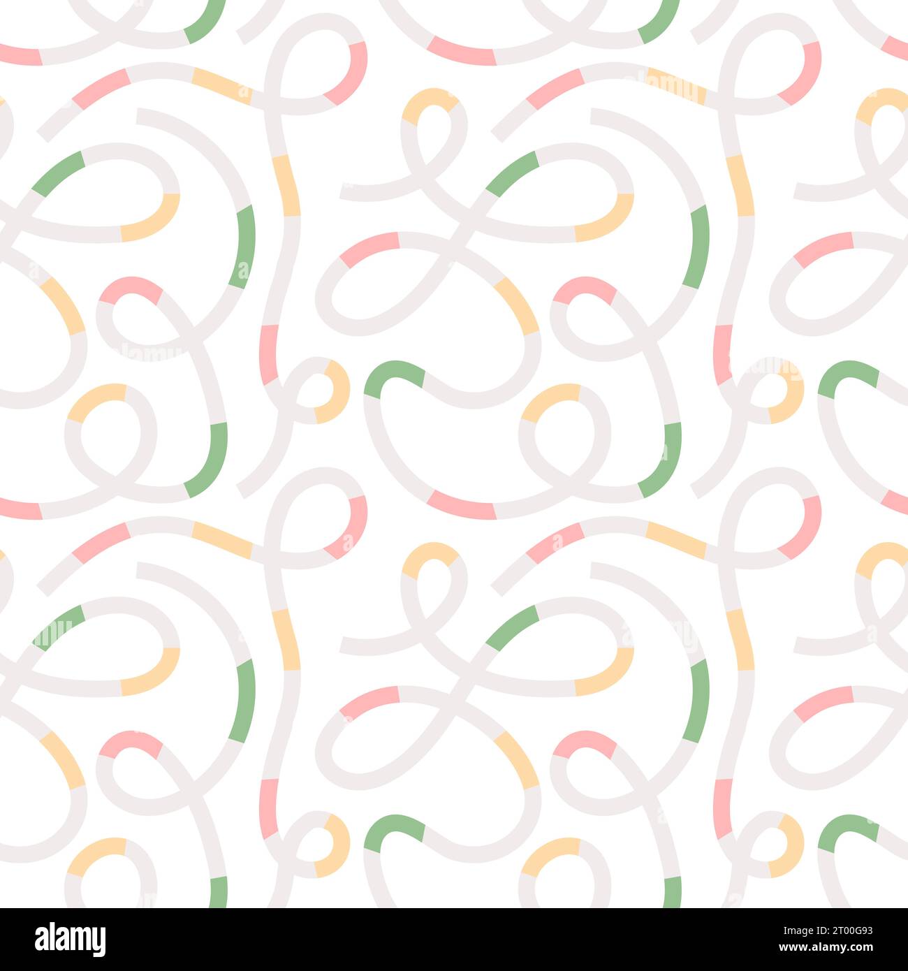 Chaotic hand drawn spiral Cut Out Stock Images & Pictures - Alamy