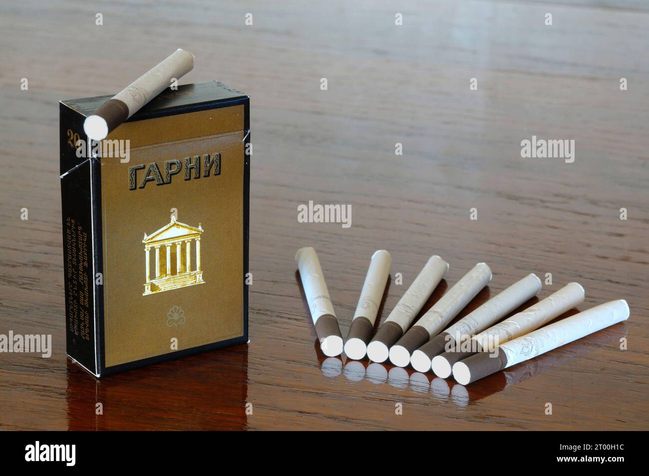 Vintage pack of an old collectible cigarettes Garni, made in 1973 ...
