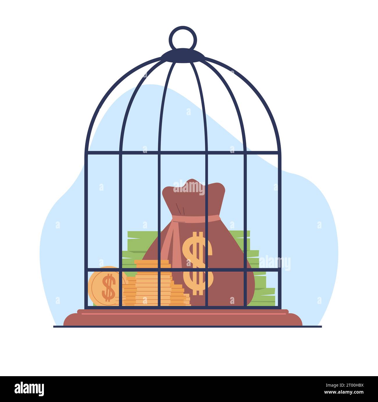 Cartoon bird cage hi-res stock photography and images - Alamy
