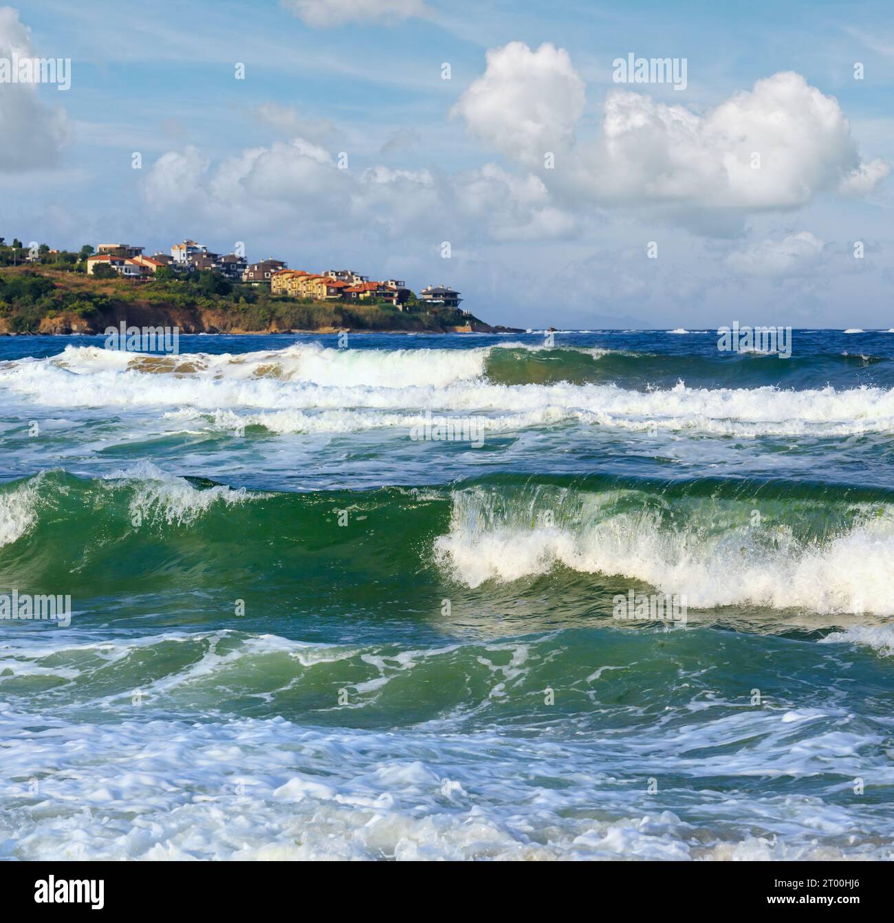 Sea view from beach Stock Photo - Alamy