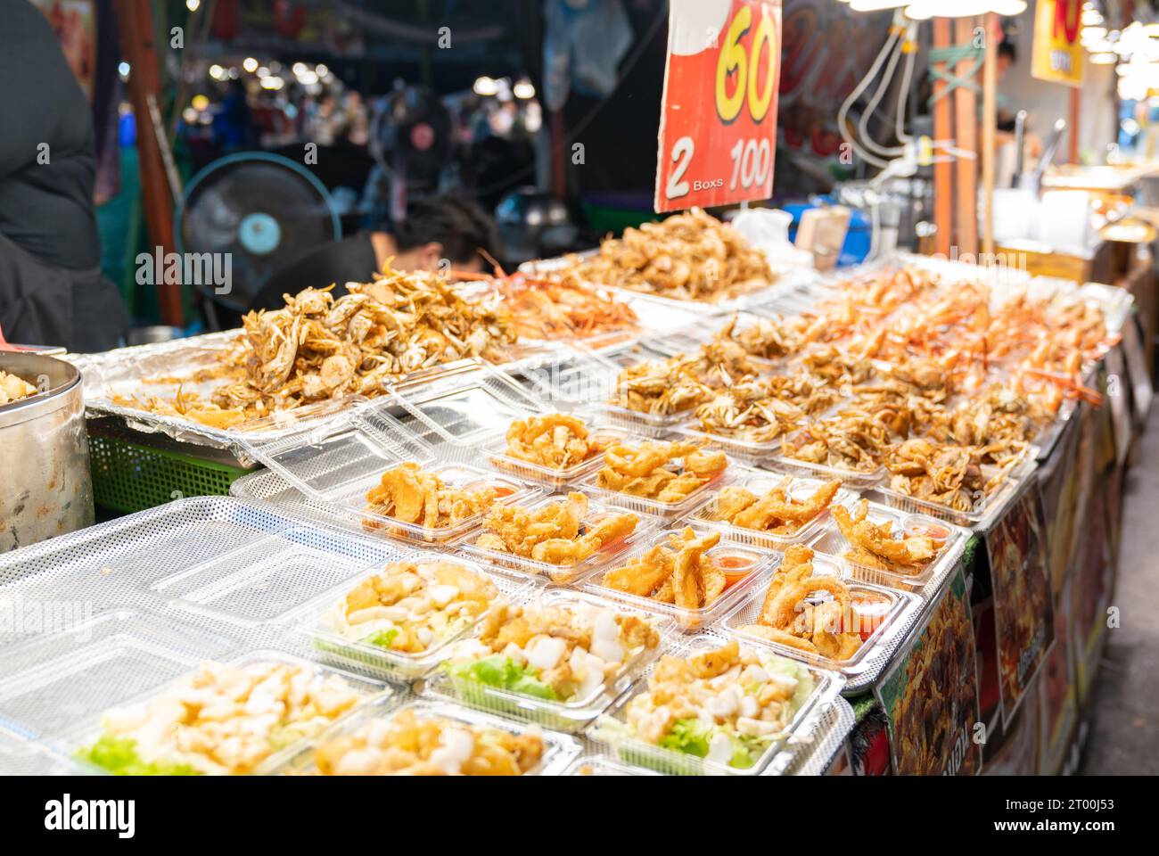 Fried crab, fried crab roe, fried shrimp, appetizers ready for sale in ...