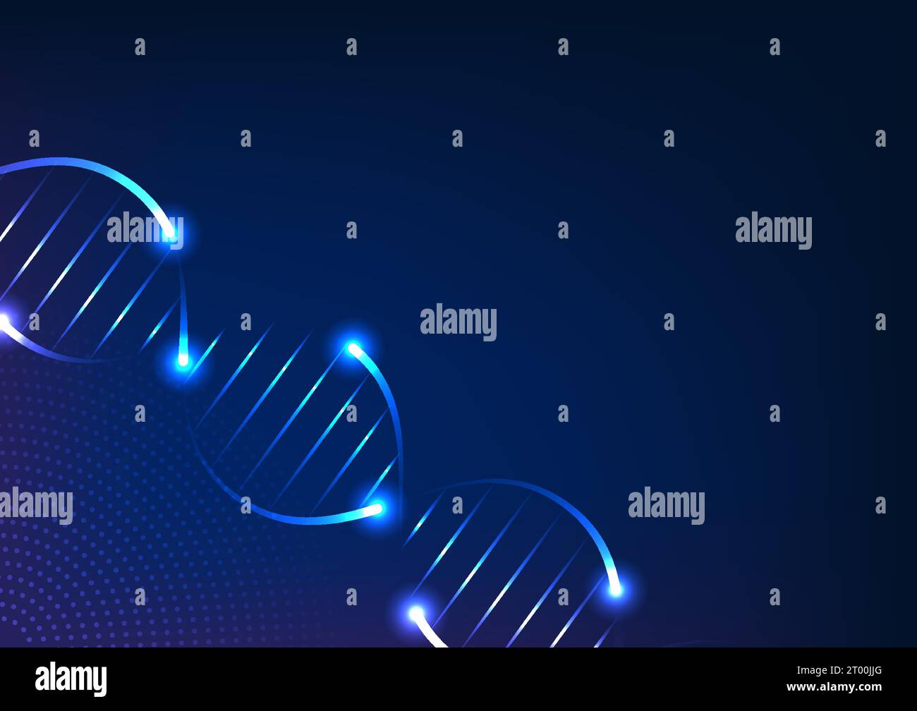 Wallpaper a dark blue showcasing the modern medical technology of DNA ...