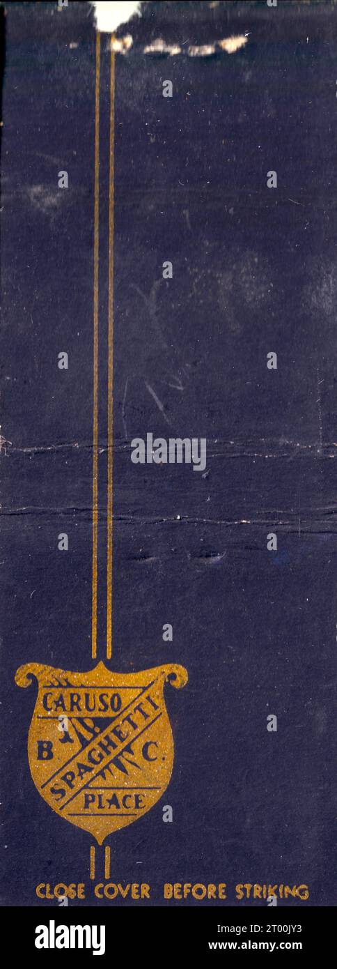 Caruso spaghetti place hi-res stock photography and images - Alamy