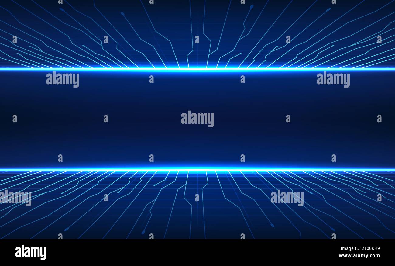 Technology circuit board technology background with grid lines ...
