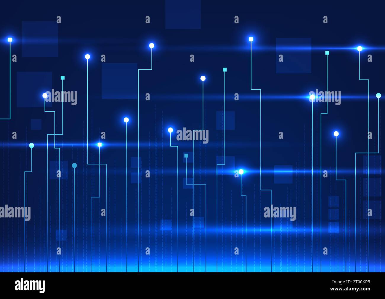 Circuit board technology background It is a vector illustration that ...