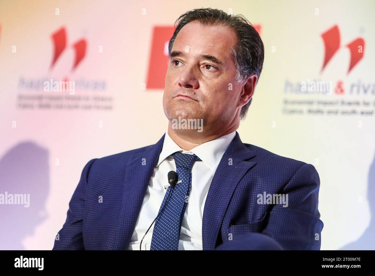 Thessaloniki, Greece. 29th Sep, 2023. Greek Minister of Labour and ...