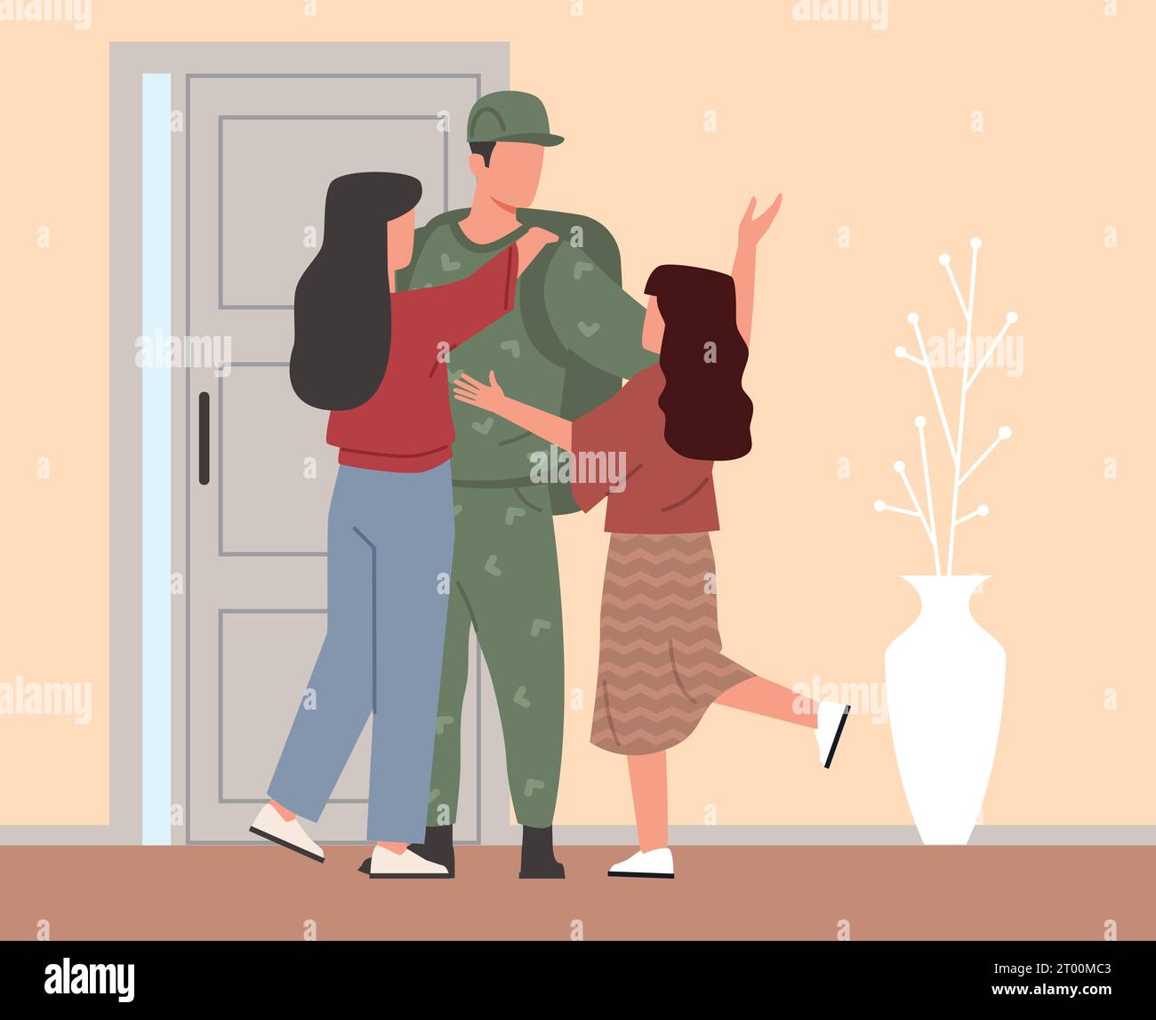 War returned Stock Vector Images - Alamy