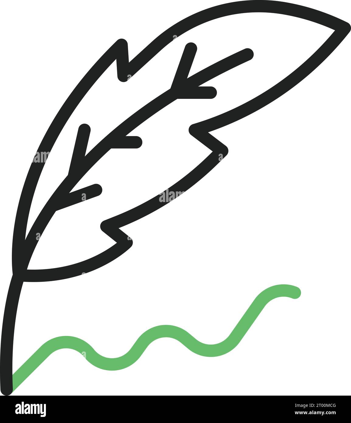 Feather icon vector image Stock Vector Image & Art - Alamy