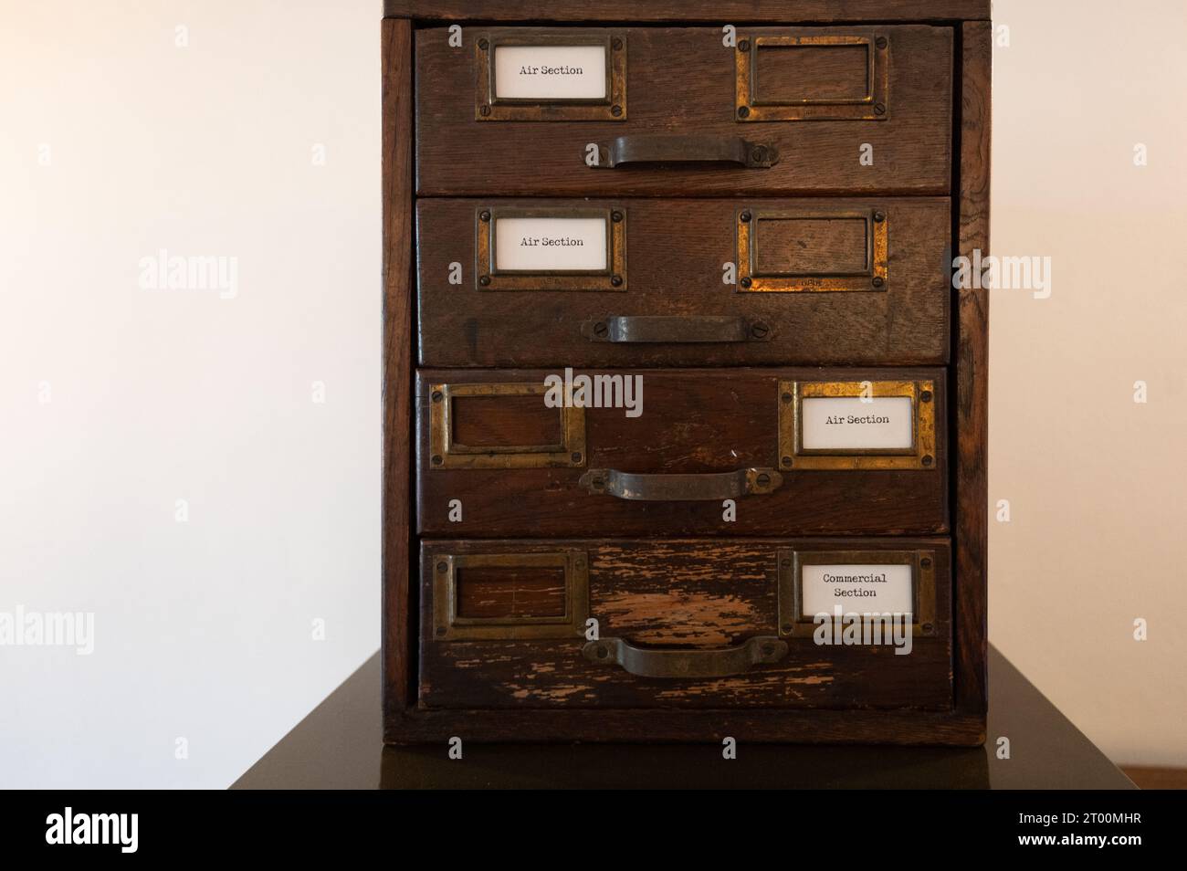 Filing cabinet. Bletchley Park, once the home of British Codebreaking ...