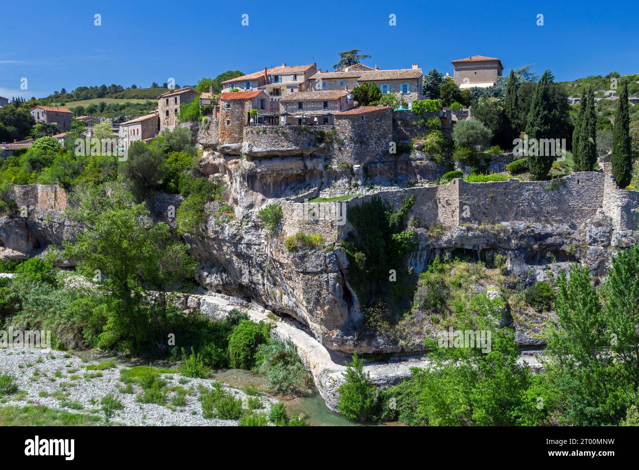 Minerve, one of the most beautiful villages in France in the Gorges de ...