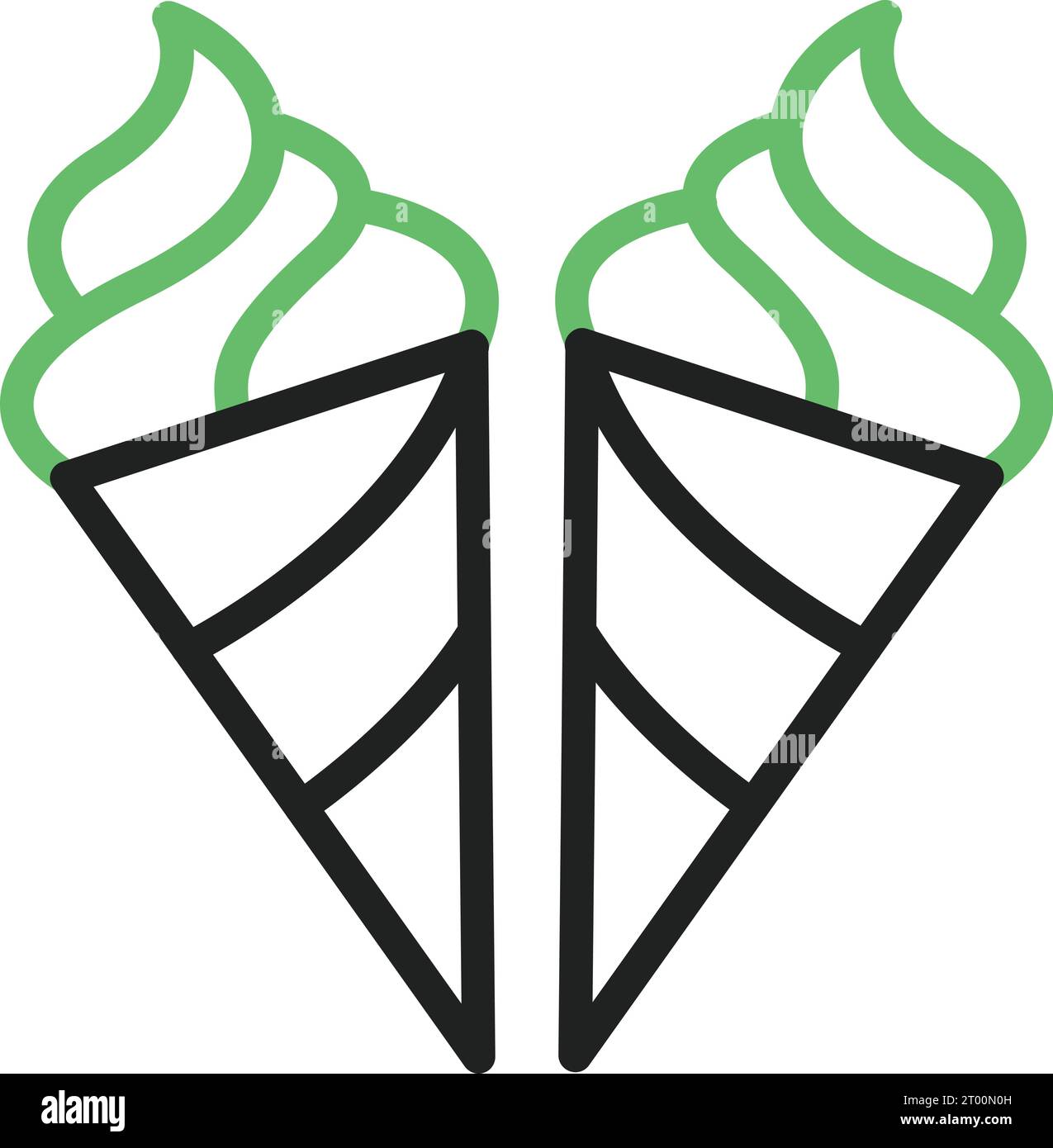 Ice Cream Cones icon vector image. Suitable for mobile application web ...