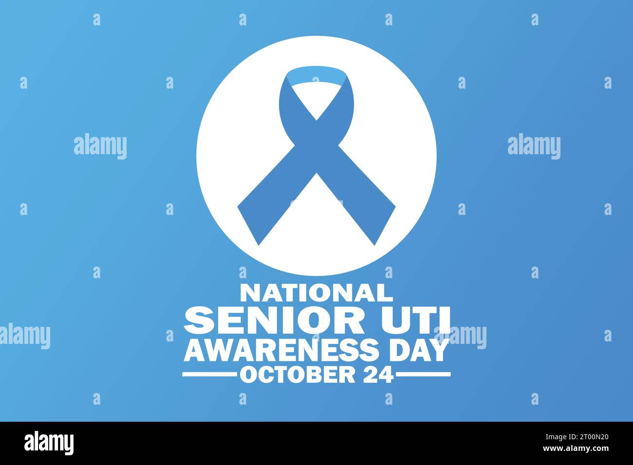National Senior UTI Awareness Day. October 24. Holiday concept ...