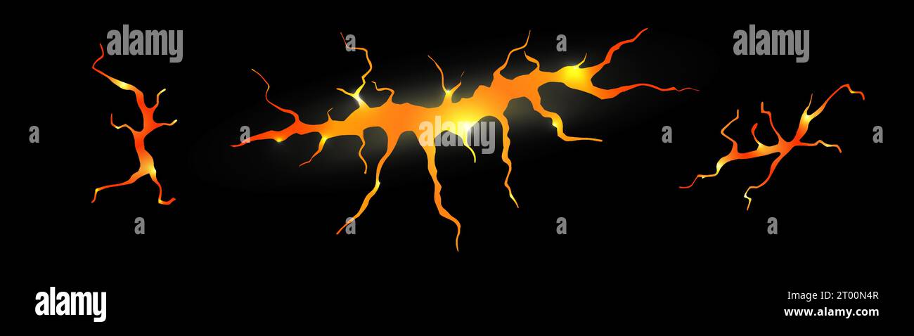 Lava crack. Earthquake and ground cracks, hole effect, craquelure and ...