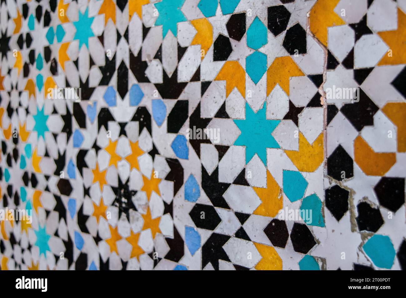 A closeup of colorful tiles in Morocco, North Africa Stock Photo - Alamy