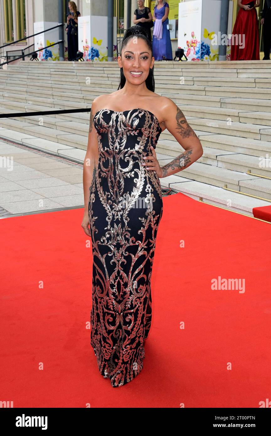 Jessica Wahls beim 28. Leipziger Opernball 2023 in der Oper Leipzig ...