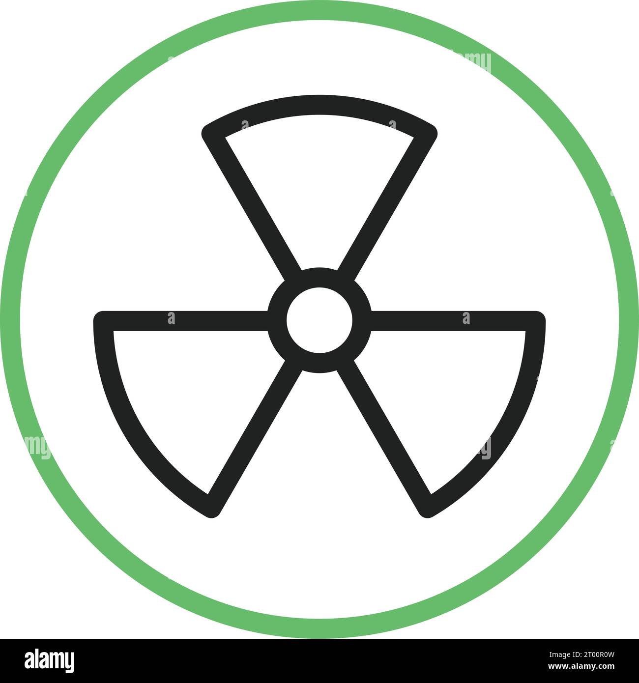 Radiation Sign icon vector image Stock Vector Image & Art - Alamy