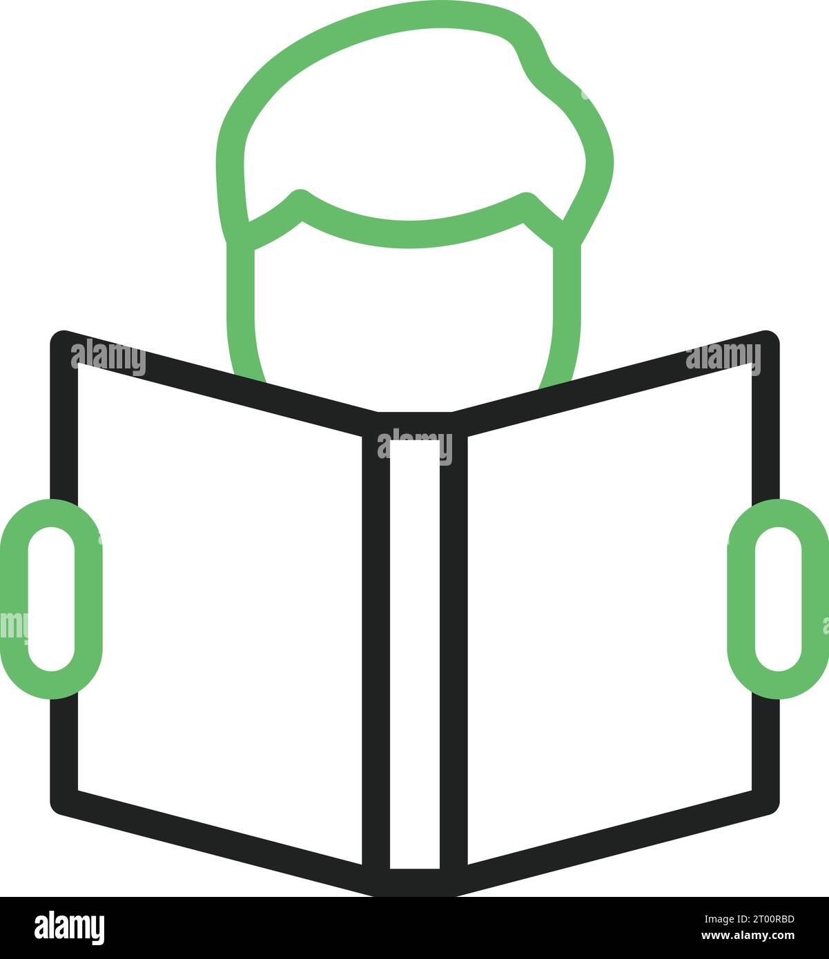 Reading icon vector image Stock Vector Image & Art - Alamy