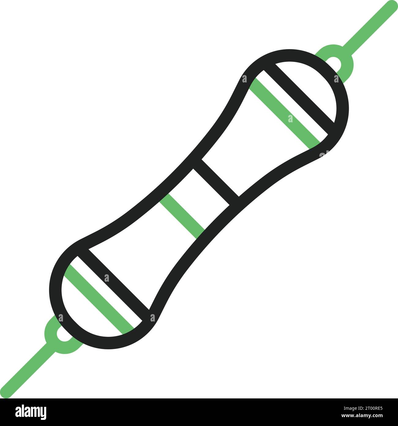 Power resistor icon outline hi-res stock photography and images - Alamy
