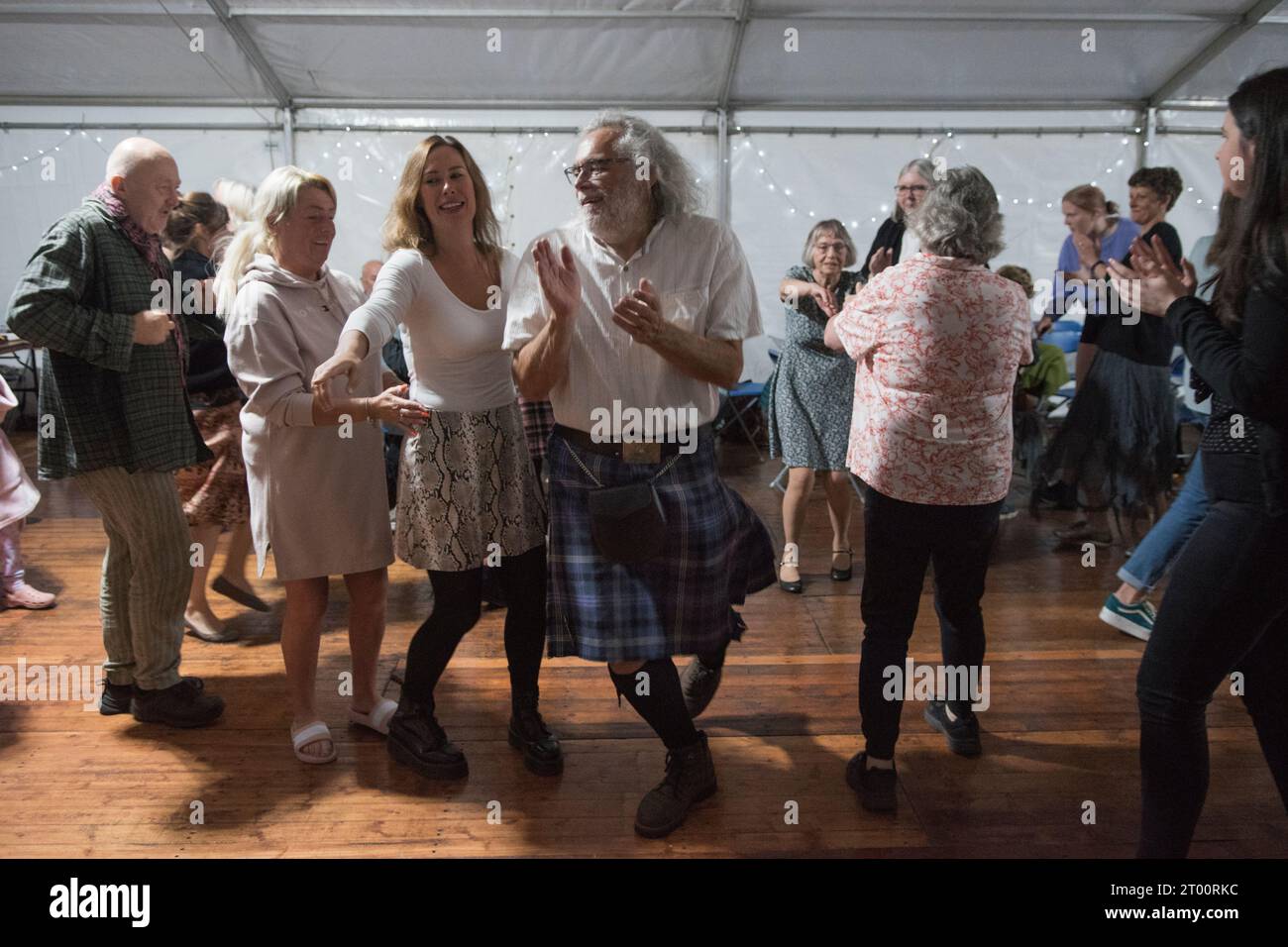 Scottish culture a ceilidh, dancing to traditional folk music ...