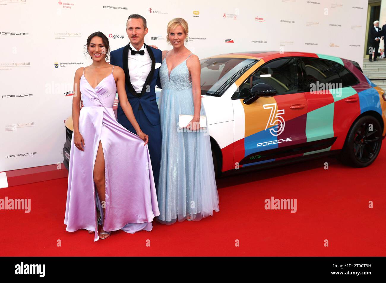 Amy Mußul, Johannes Hendrik Langer und Melanie Marschke beim 28 ...