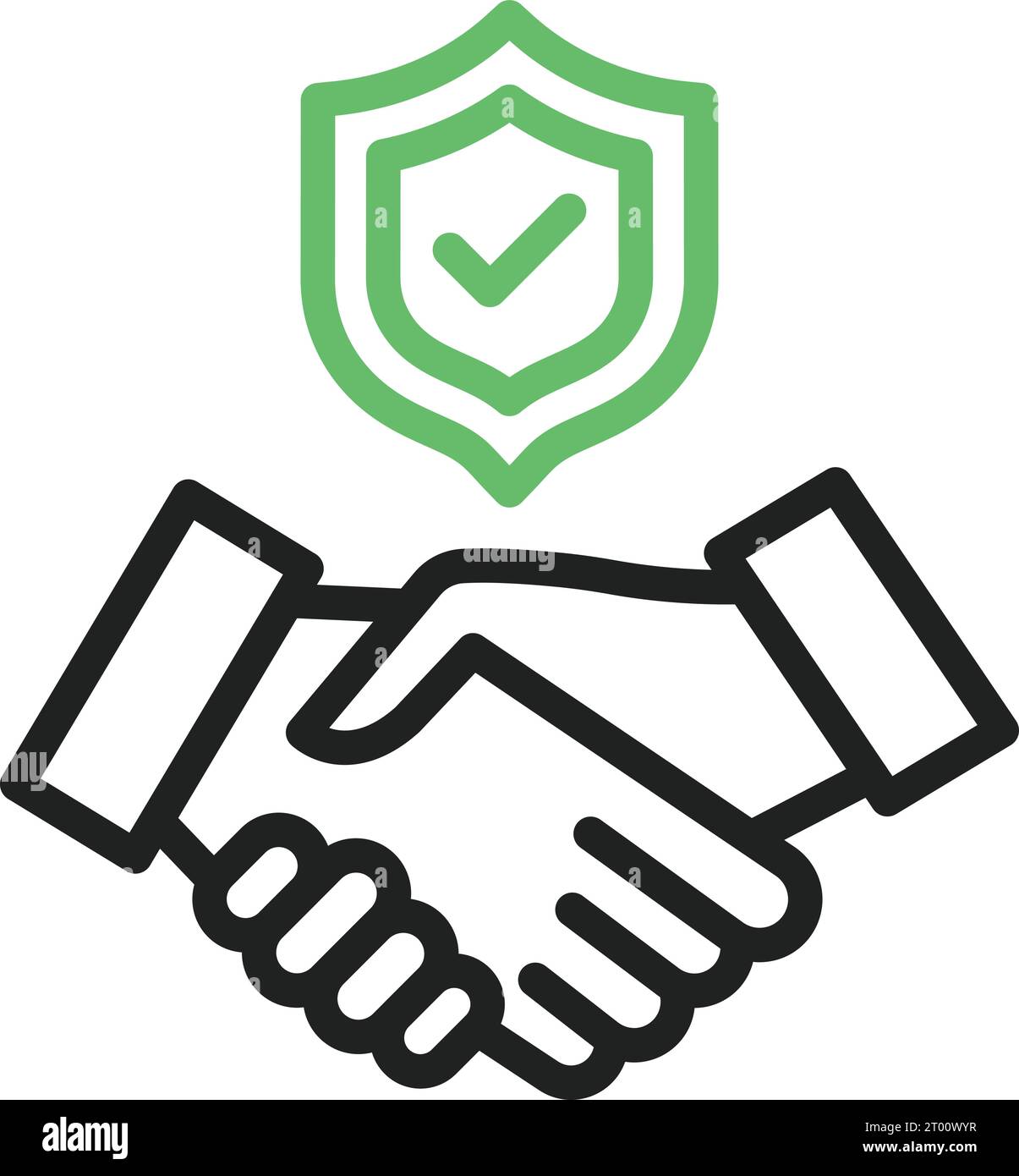 Trust icon vector image Stock Vector Image & Art - Alamy