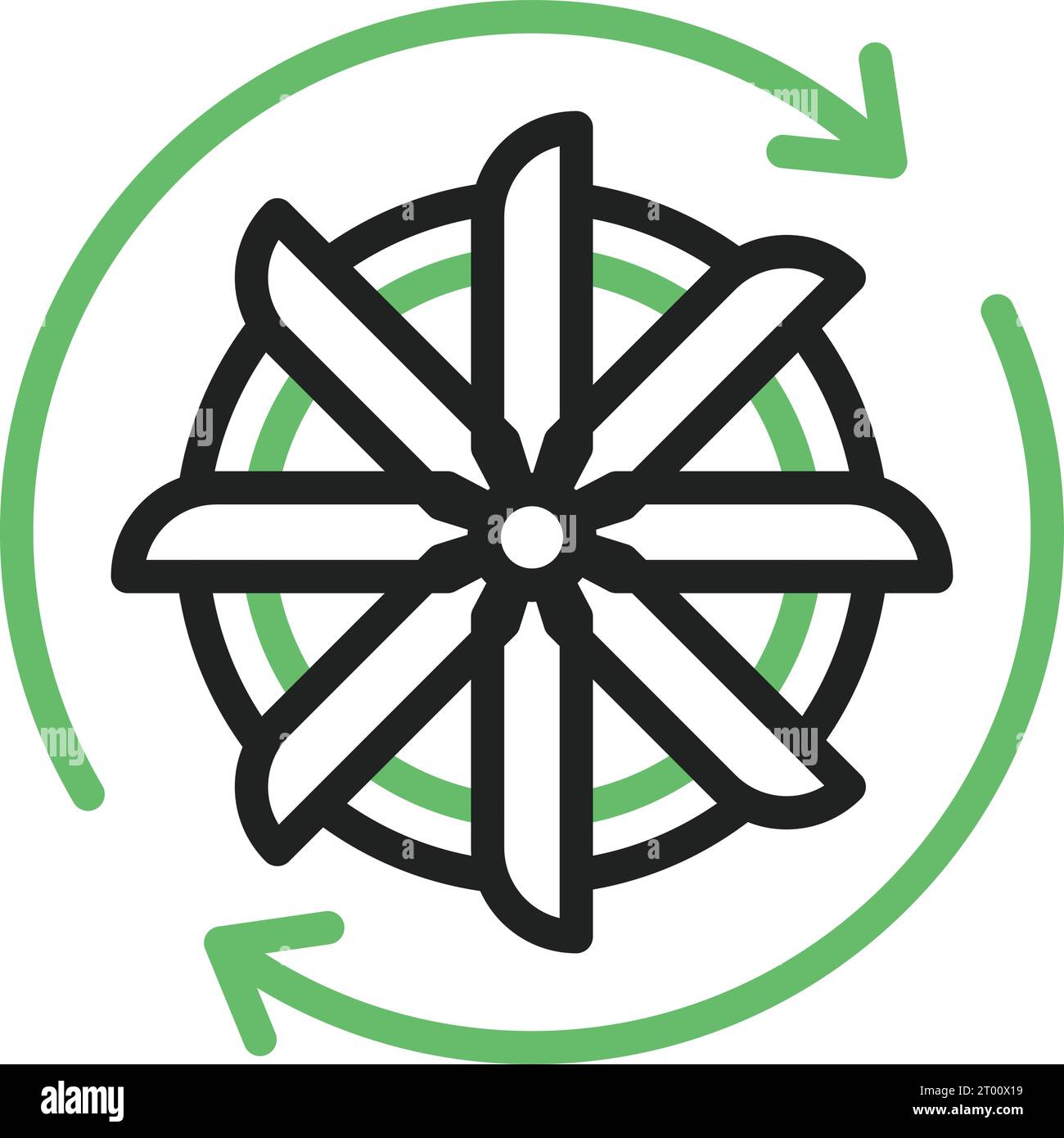 Turbine icon vector image Stock Vector Image & Art - Alamy