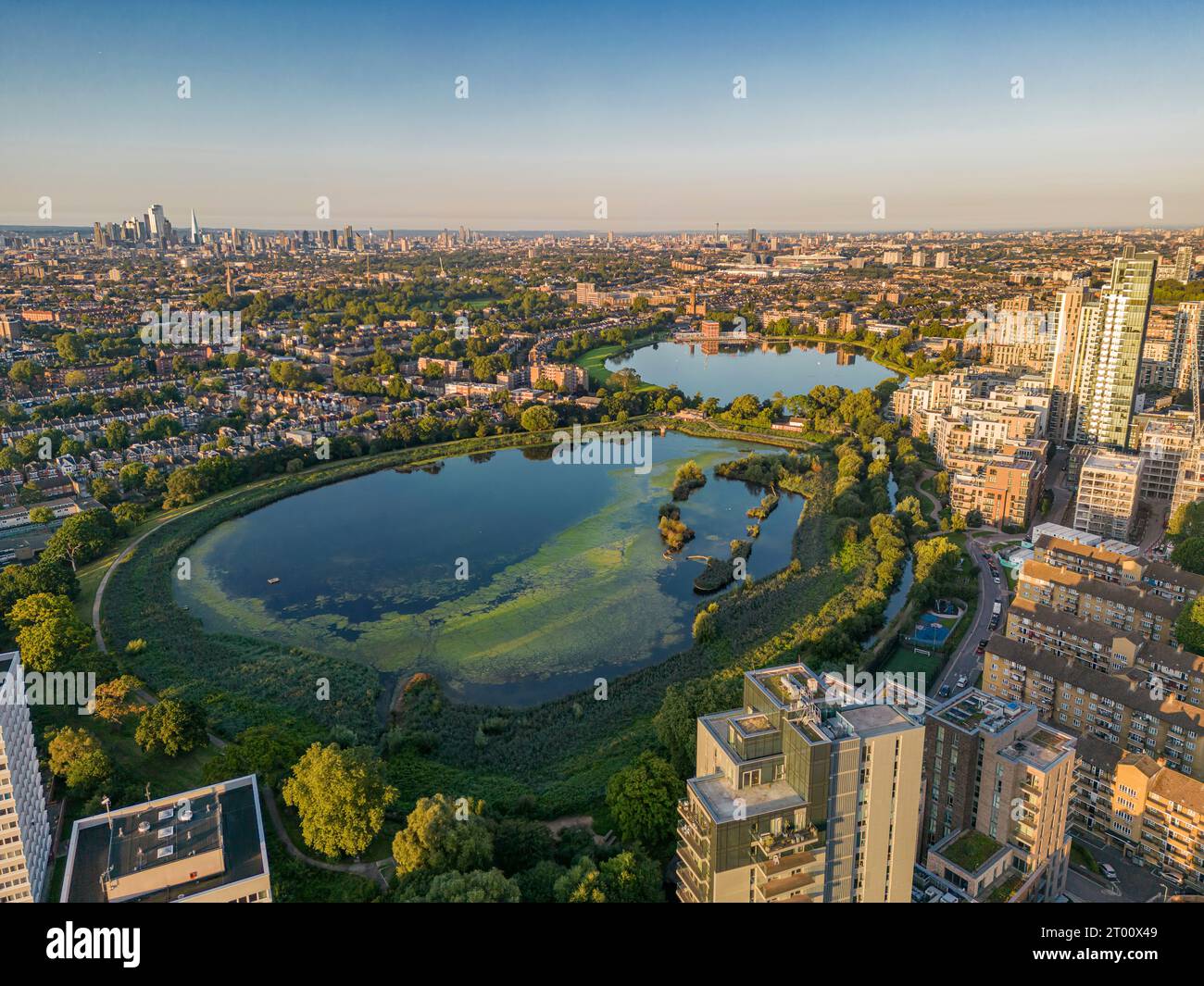 Woodberry Down Wetlands Local Area Photography - London UK Stock Photo ...