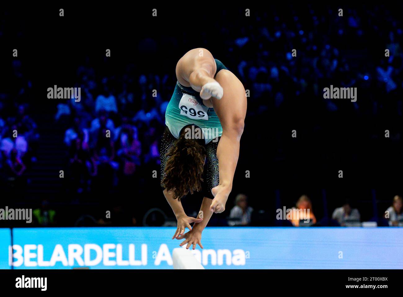 Antwerp, Belgium. 1st Oct, 2023. Mariana Parente (POR) on the Balance ...