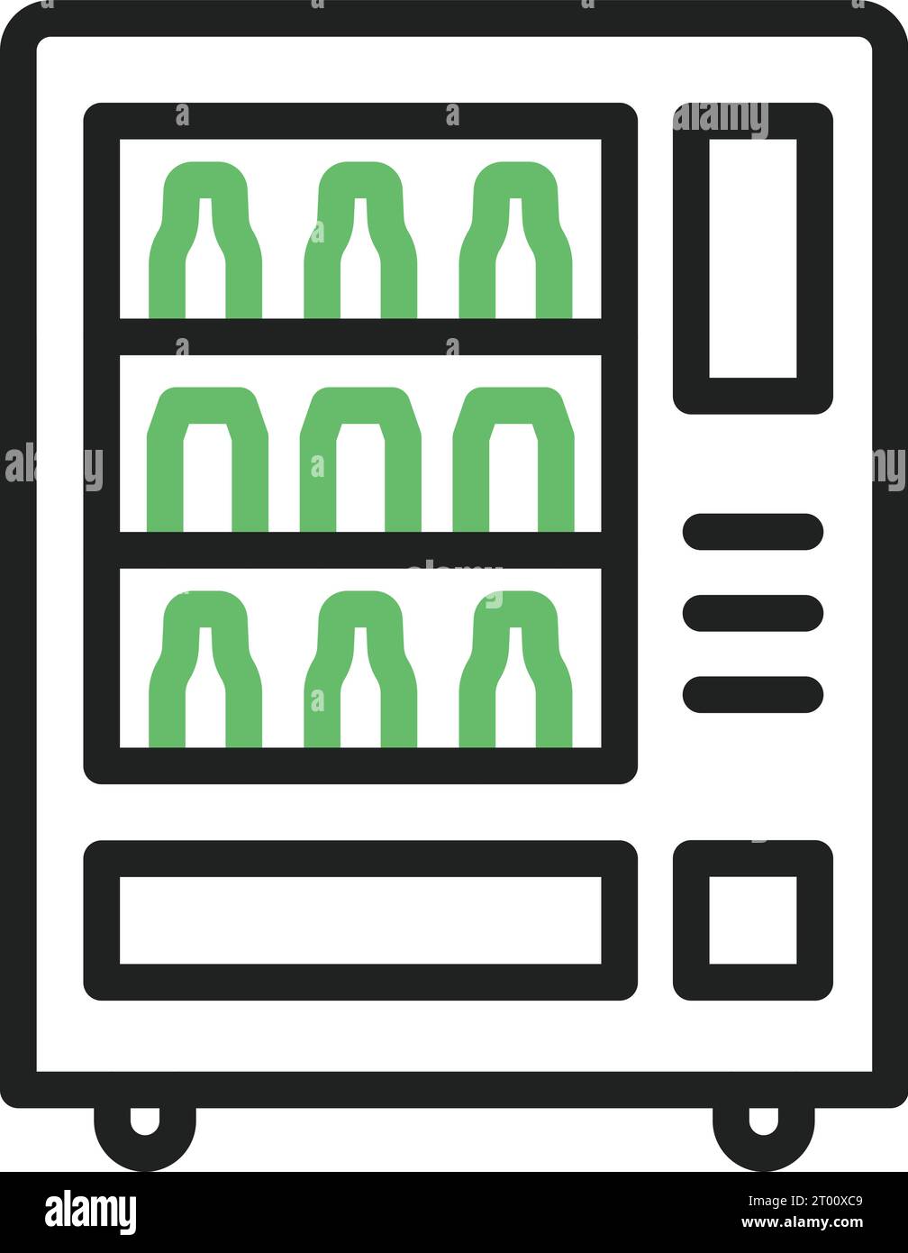 Coffee machine icon outline Stock Vector Images - Alamy